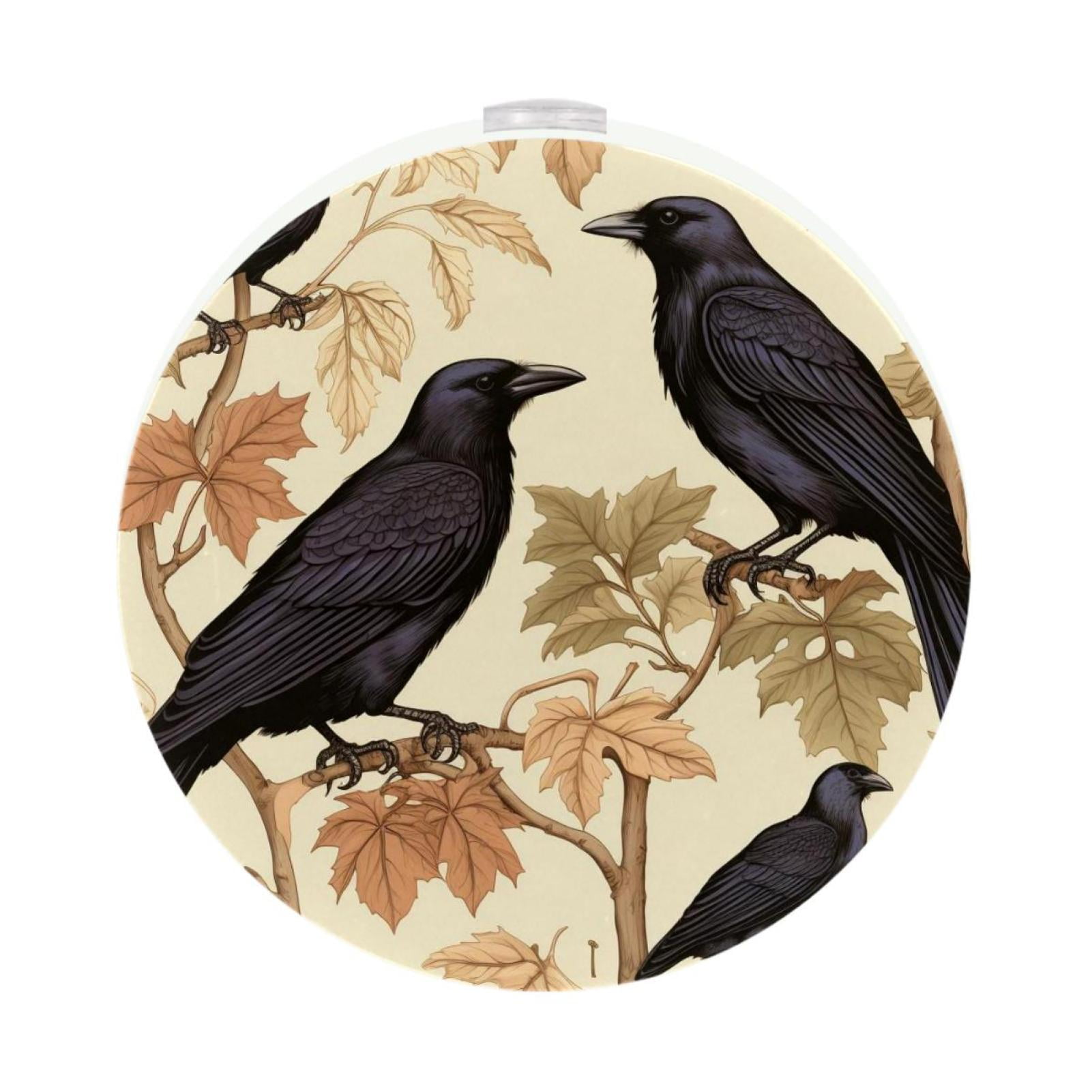 Crow LED Round Night Light-2PCS Ultra Bright Candle Battery Powered for ...