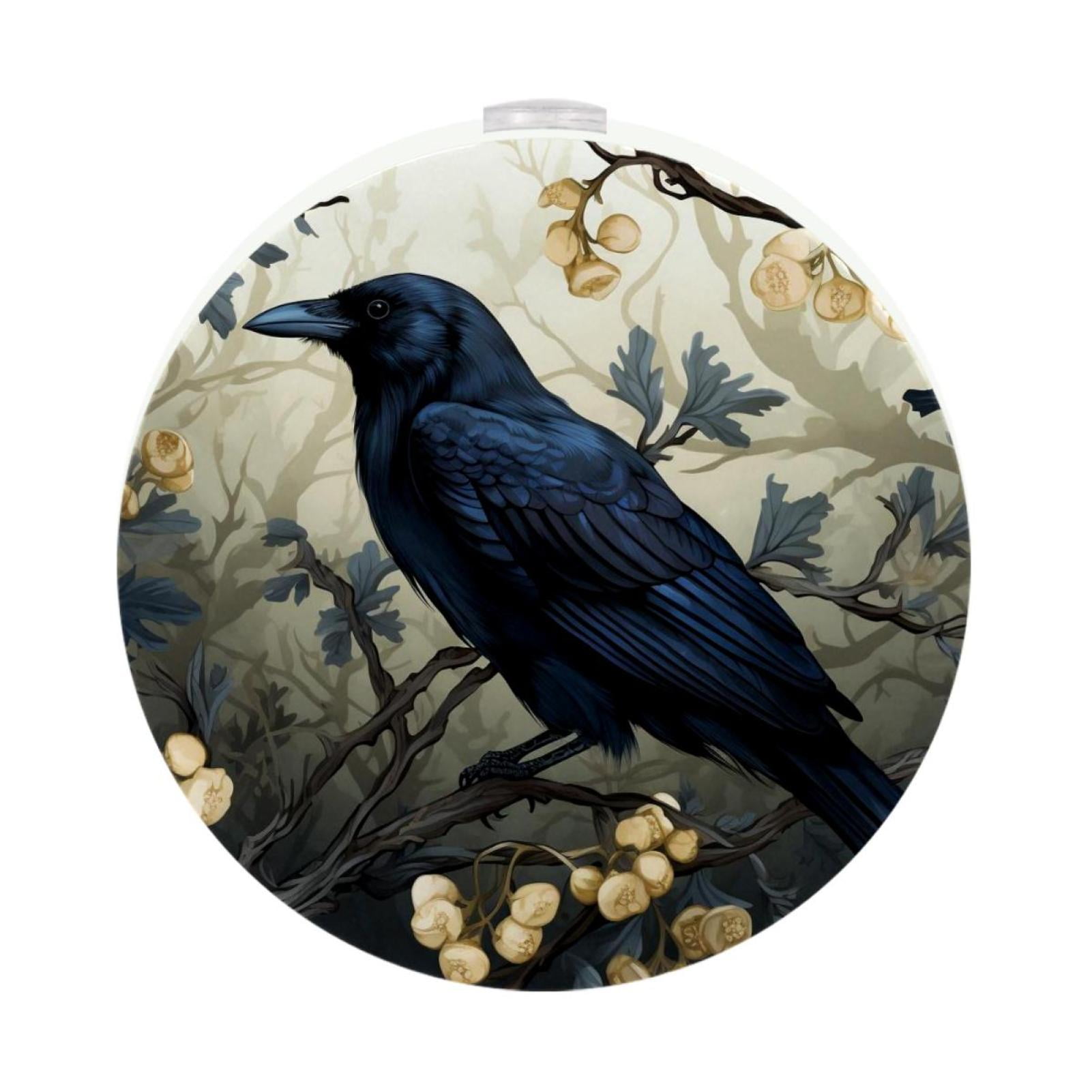 Crow LED Round Night Light-2PCS Ultra Bright Candle Battery Powered for ...