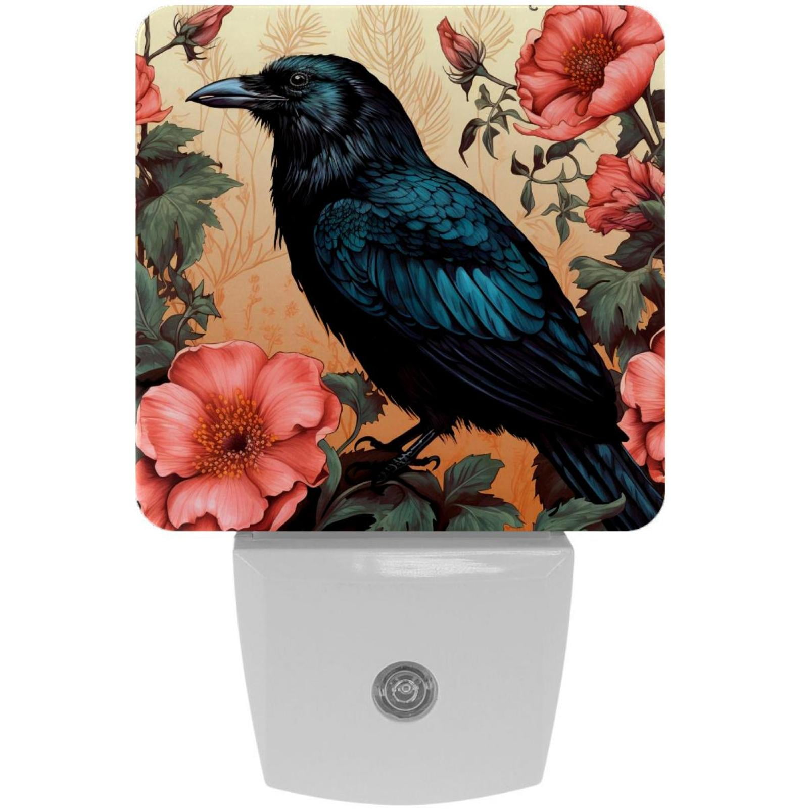 Crow LED Square Night Light - Small and Bright Square-shaped LED Night ...