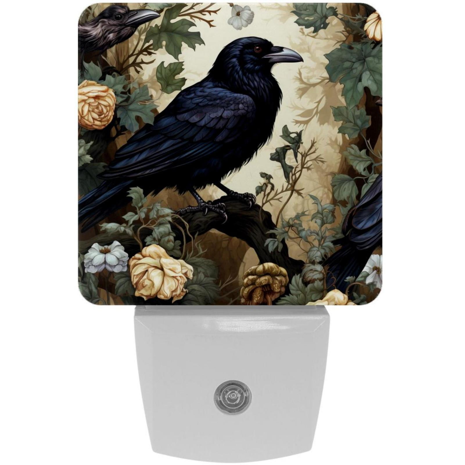 Crow LED Square Night Light - Small and Bright Square-shaped LED Night ...