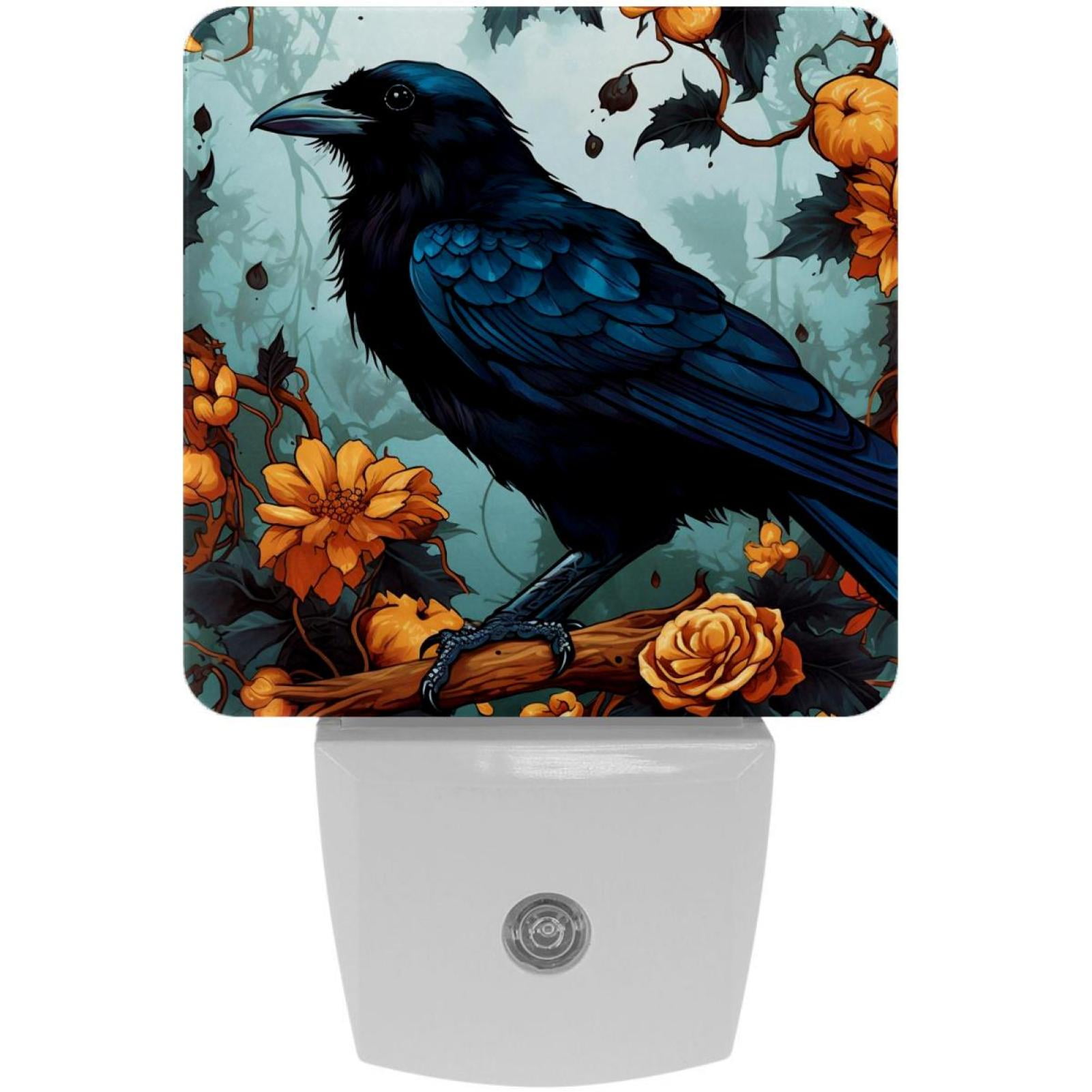 Crow LED Square Night Light - Small and Bright Square-shaped LED Night ...