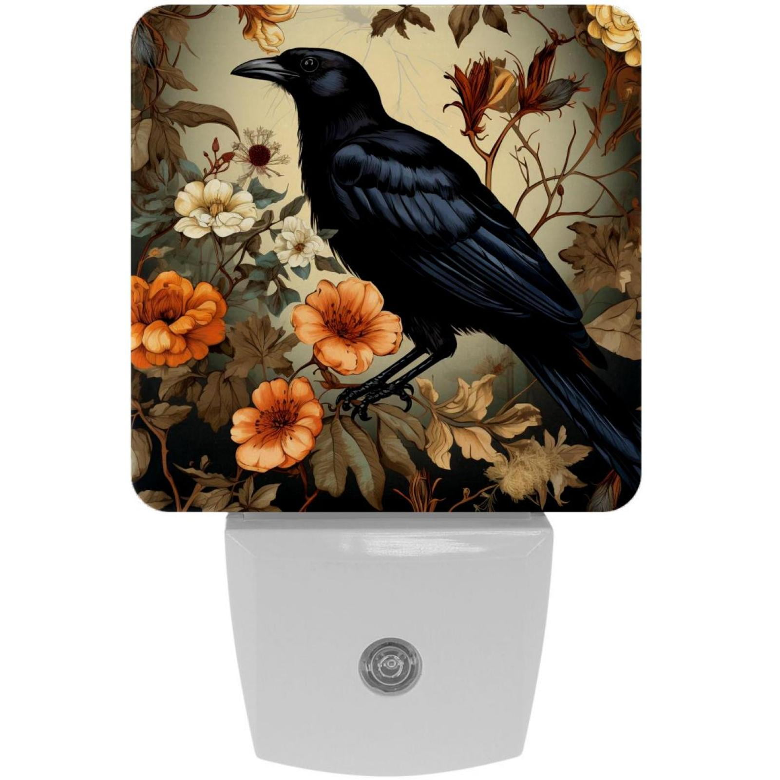 Crow LED Square Night Light for Bedroom and Bathroom - Energy Efficient ...