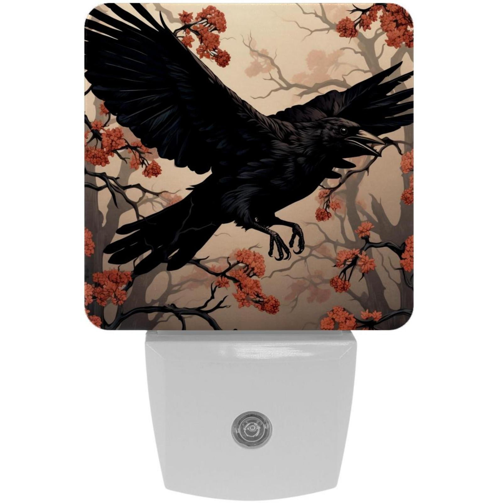 Crow LED Square Night Lights - Bedside Lighting Solution for a Soothing ...