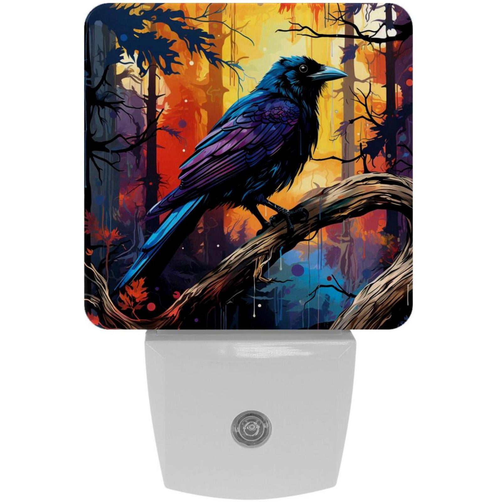 Crow LED Square Night Lights - Energy Efficient & Elegant Decorative ...