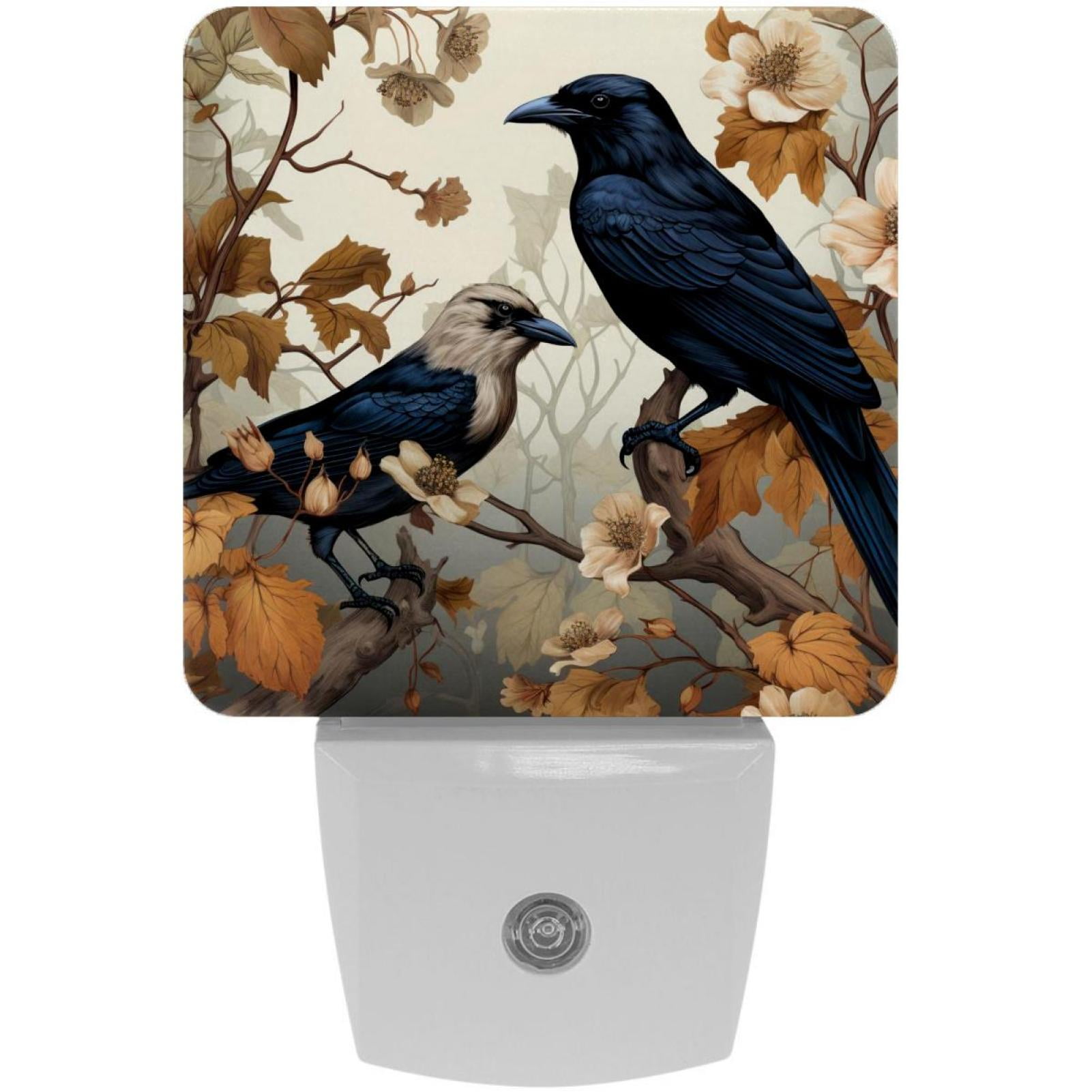 Crow LED Square Night Lights - Energy Efficient and Stylish Bedroom ...