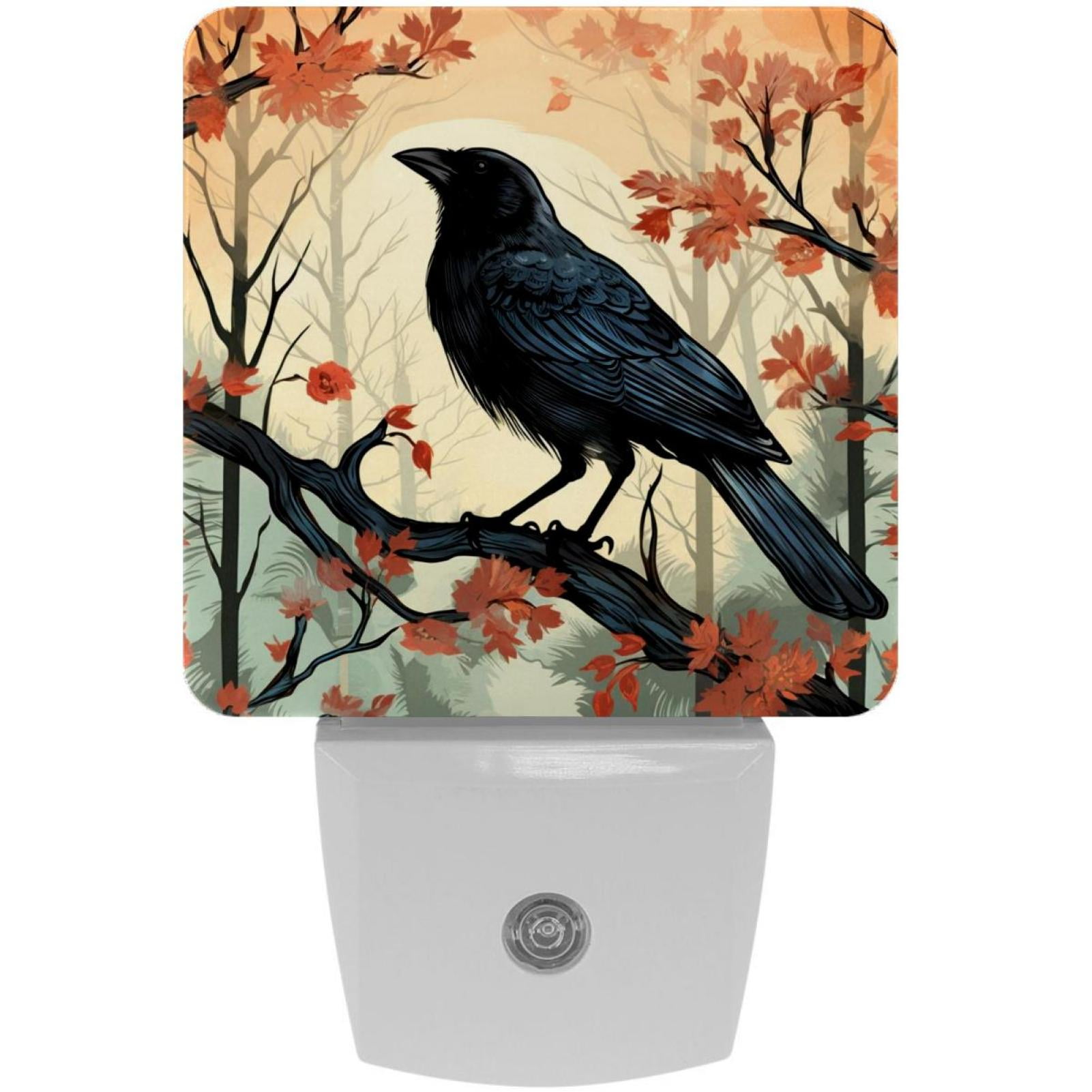 Crow LED Square Night Lights - Energy Efficient and Stylish Bedroom ...