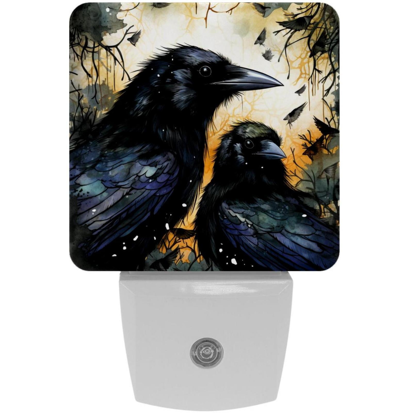 Crow LED Square Night Lights - Modern and Versatile Plug-in Lighting ...