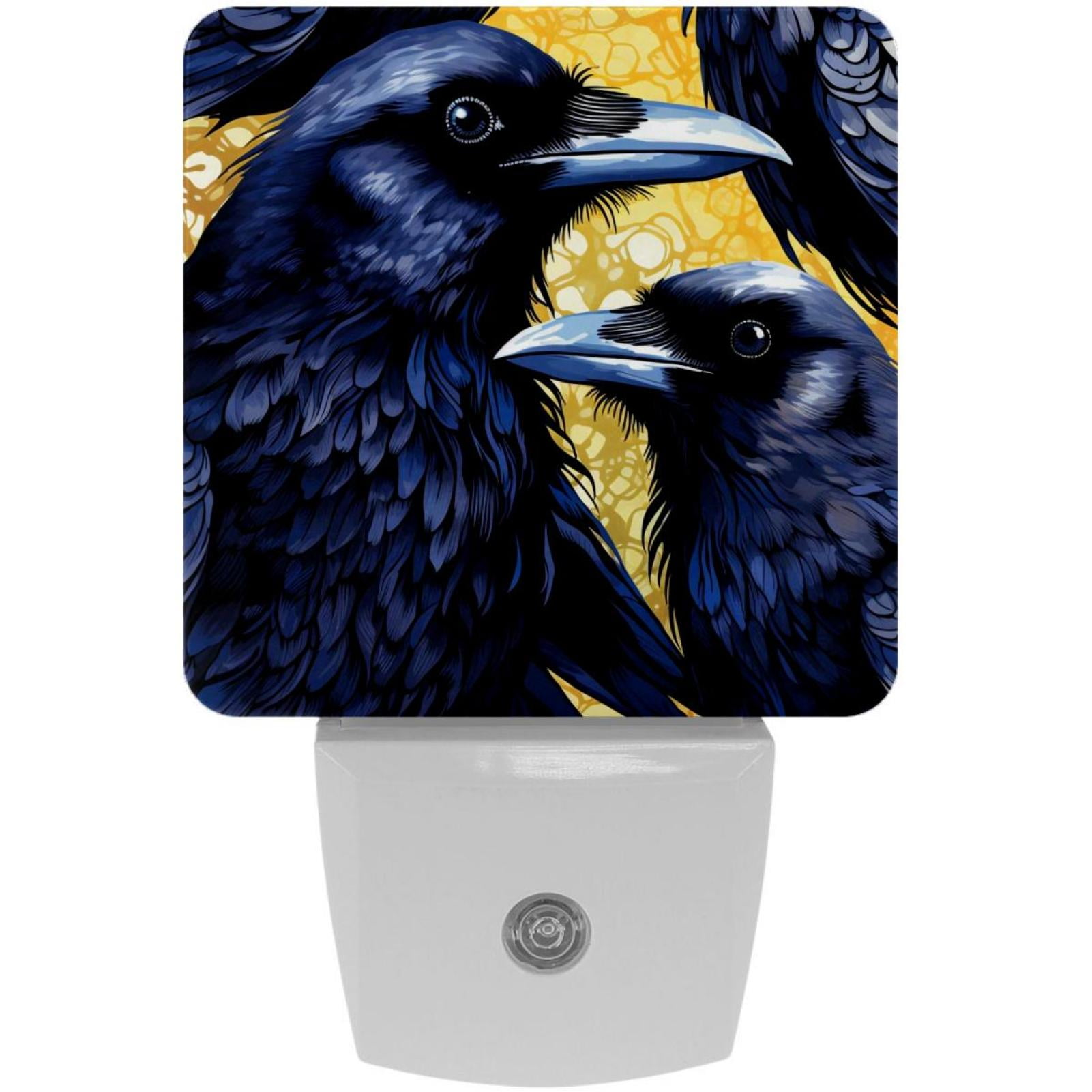 Crow LED Square Night Lights - Small and Stylish Energy-Saving Lamps ...