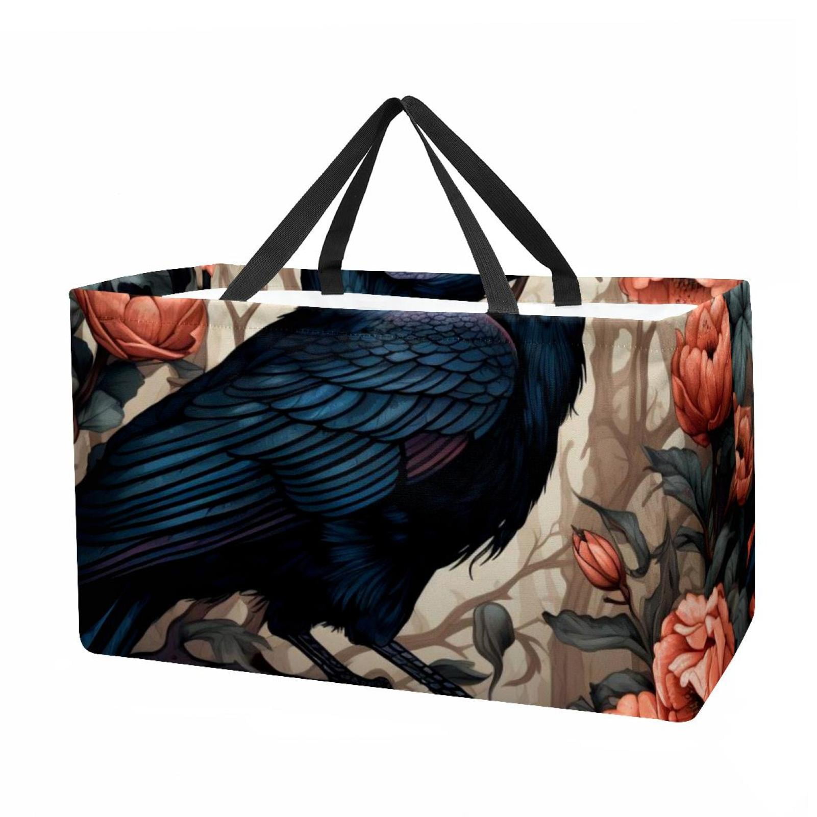 Crow Large Capacity Reusable Foldable Oxford Cloth Storage Bin ...