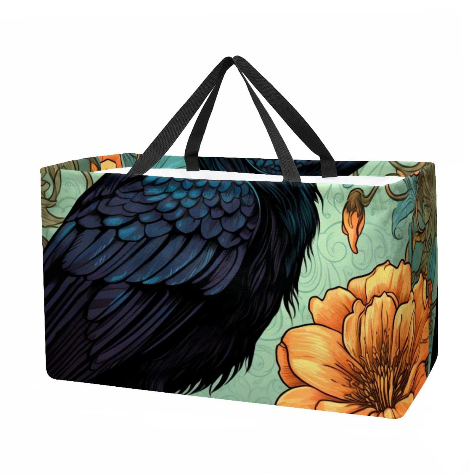 Crow Large Capacity Reusable Foldable Oxford Cloth Storage Bins ...