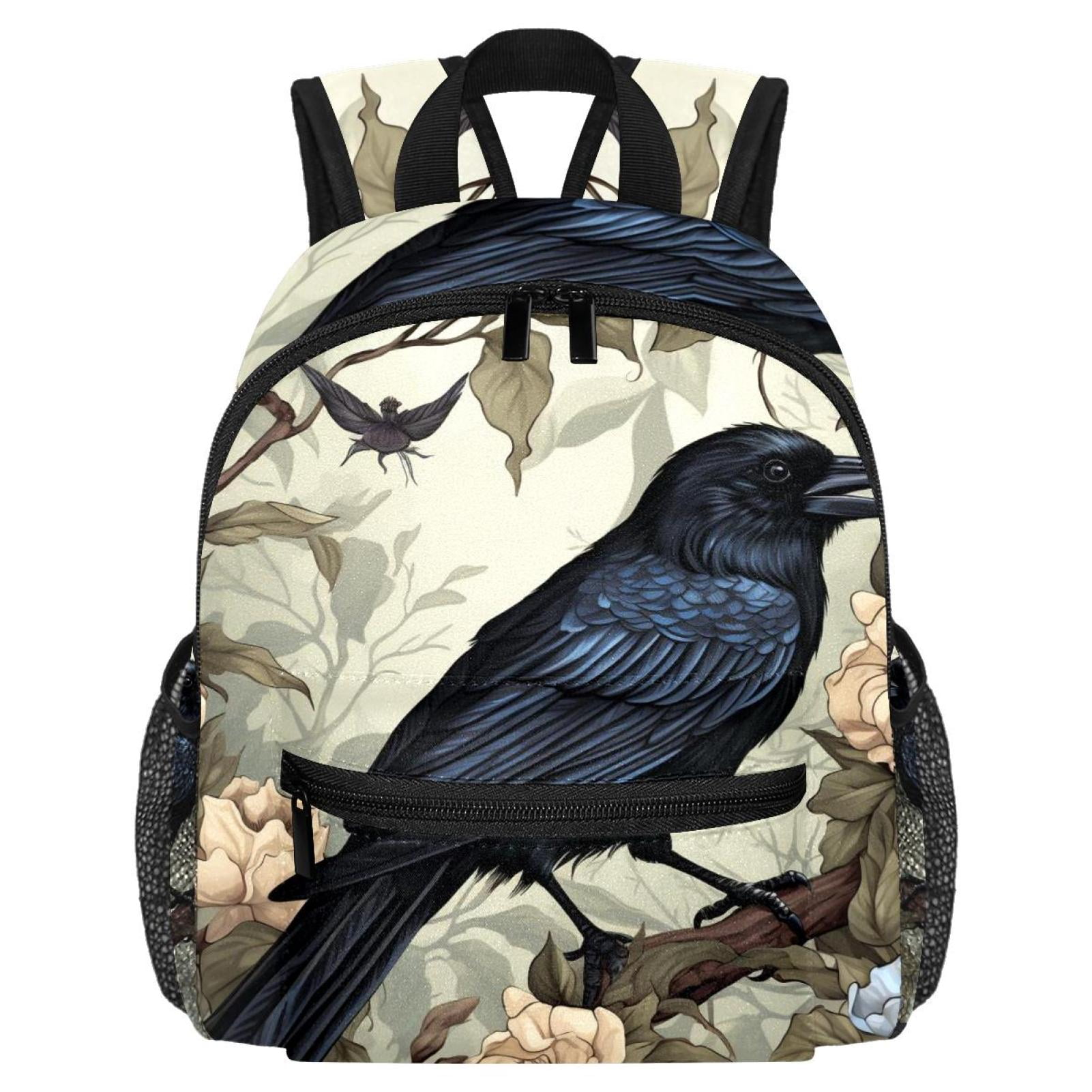 Crow Lightweight Large Capacity Adjustable Shoulder Strap Printed ...