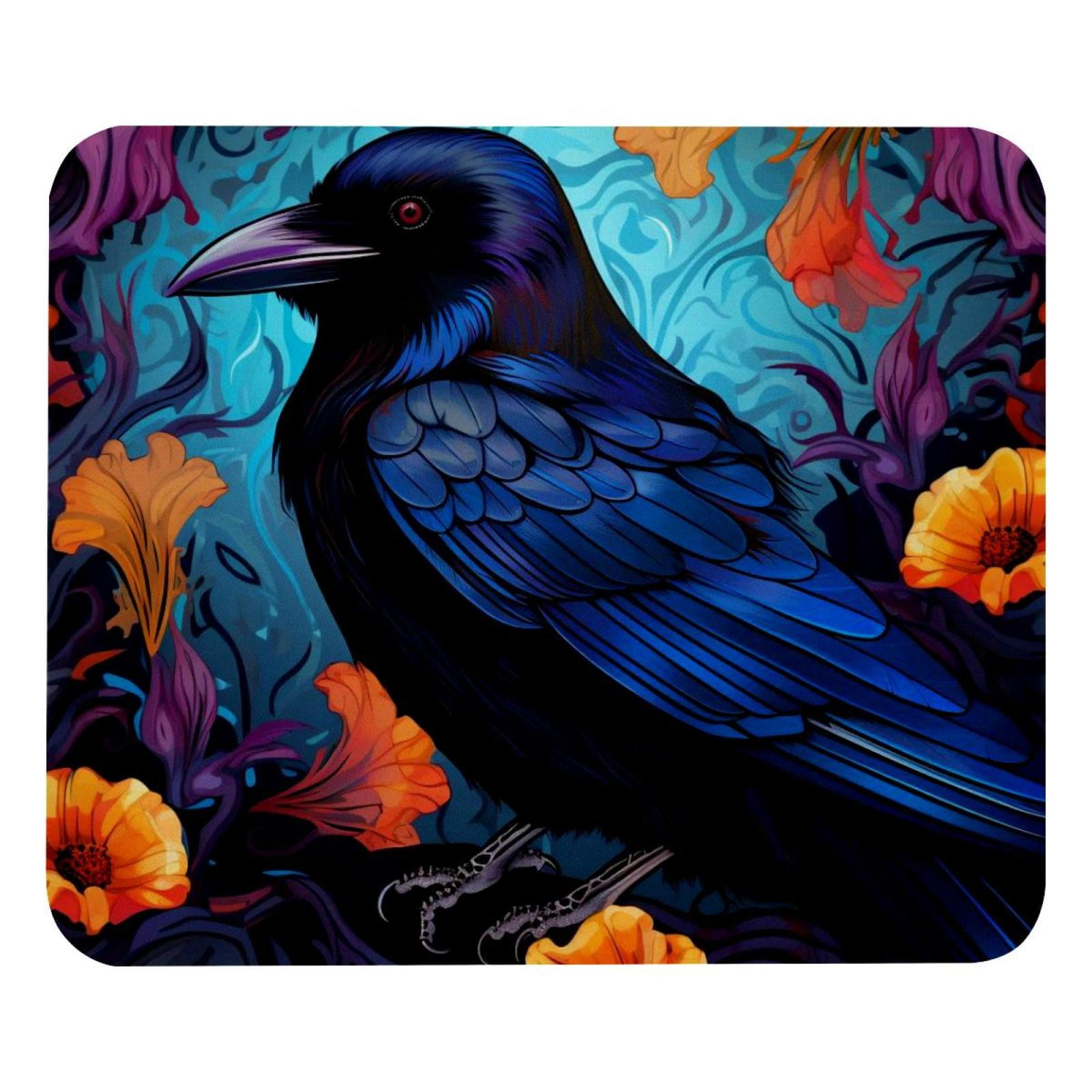 Crow Mouse Pad, Smooth Mouse Mat, Computer Mouse-pad for Wireless Mouse ...