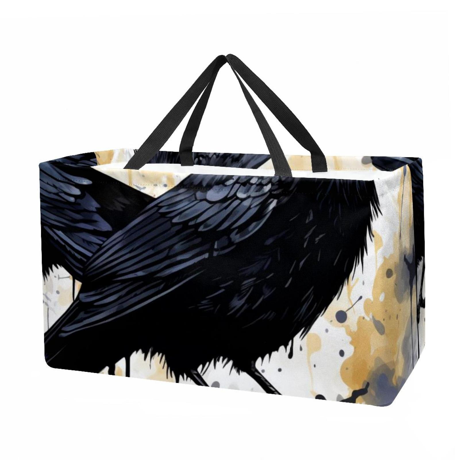 Crow Oxford Cloth Reusable Foldable Decorative Box – Large Capacity ...