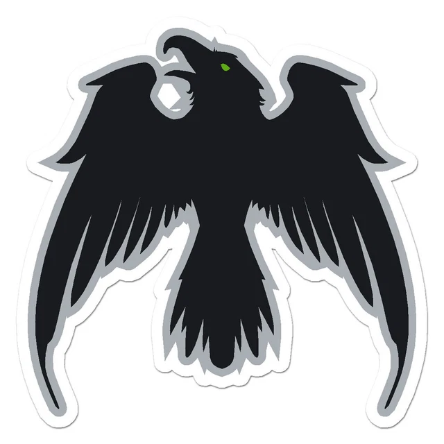 Crow Raven Eagle Sticker Phone Decal Water Bottle Stickers Car Decals ...
