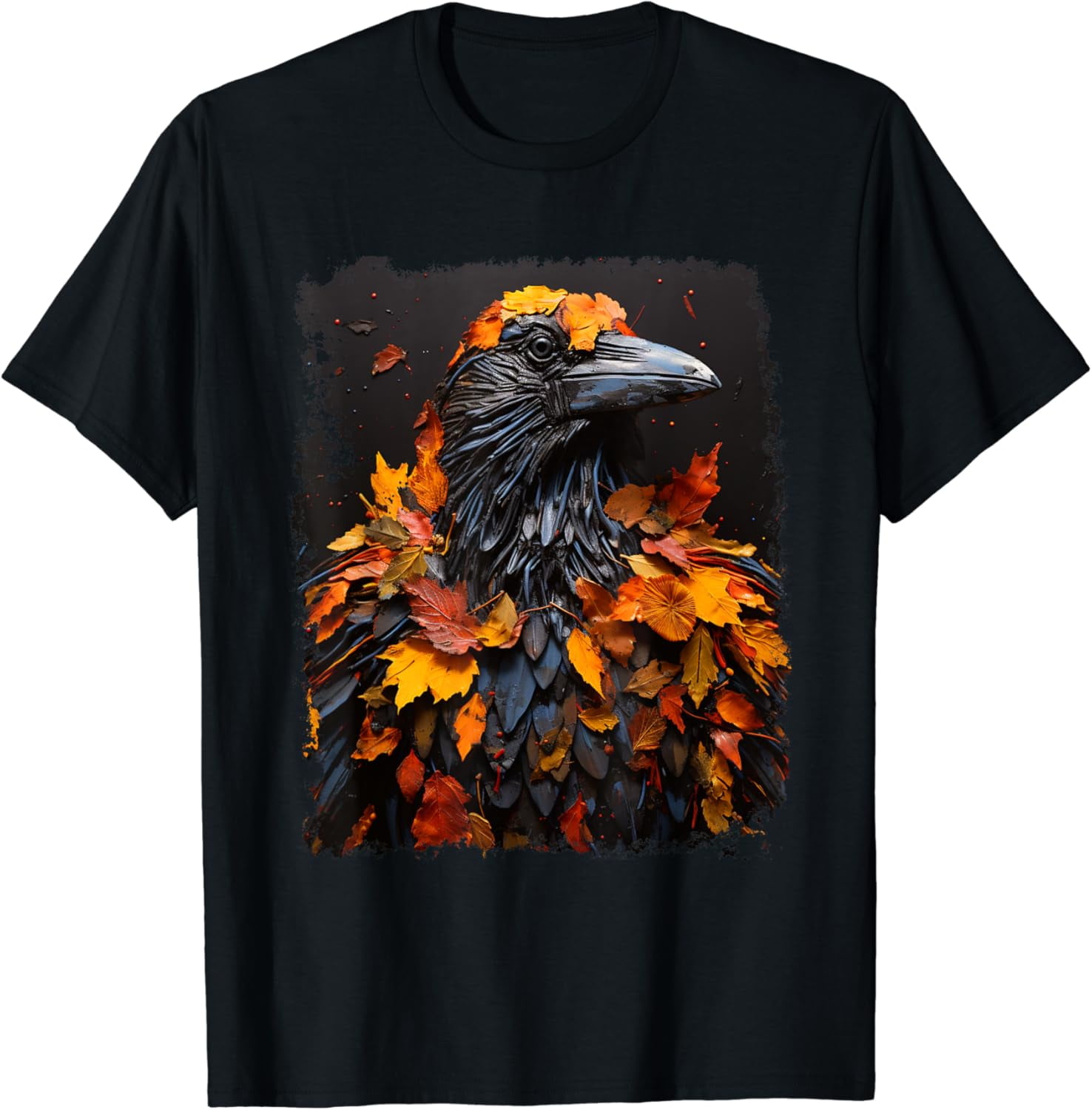 Crow Raven Fall Season Fashion Clothes Color T-Shirt - Walmart.com