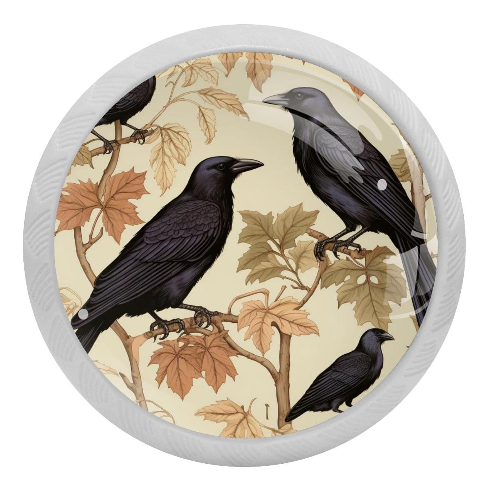 Crow Round Glow-in-the-Dark Dresser Hardware Pack: Fluorescent Drawer ...