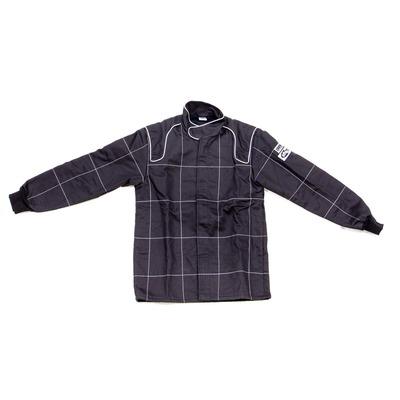 Crow Safety Gear 28024, Jacket 2-Layer Proban Black Large Performance ...