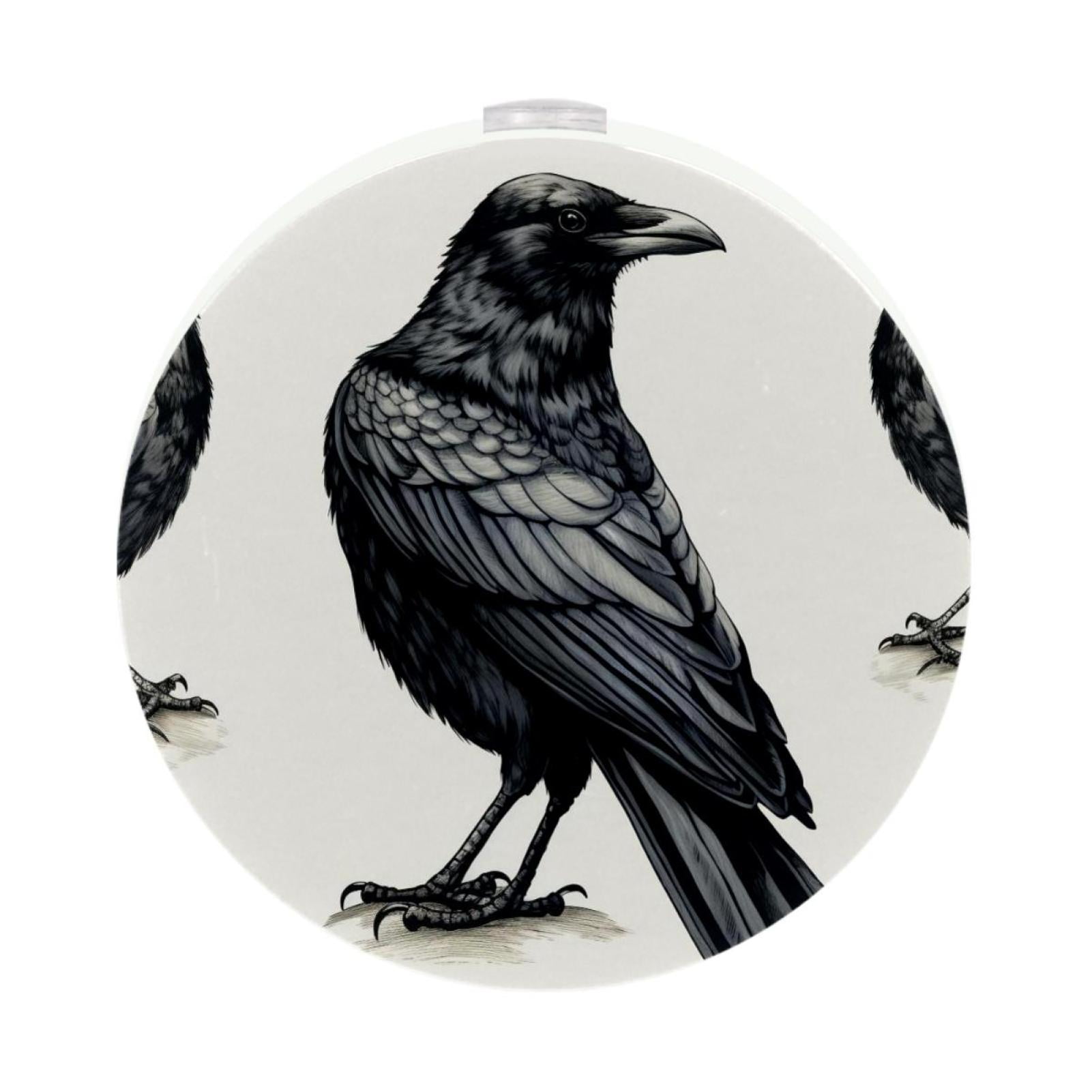 Crow Set of 2 LED Round Night Lights for Brightening up your Space at ...