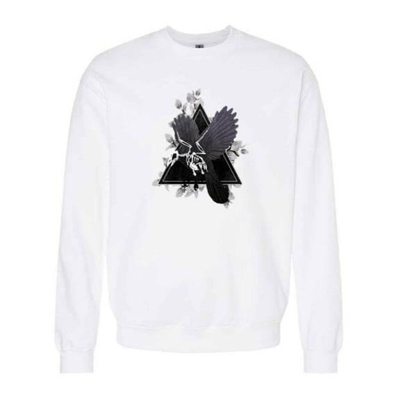 Crow Skeleton Macabre Bird Design Unisex Sweatshirt Gothic Art up to ...