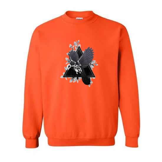 Crow Skeleton Macabre Bird Design Unisex Sweatshirt Gothic Art up to ...