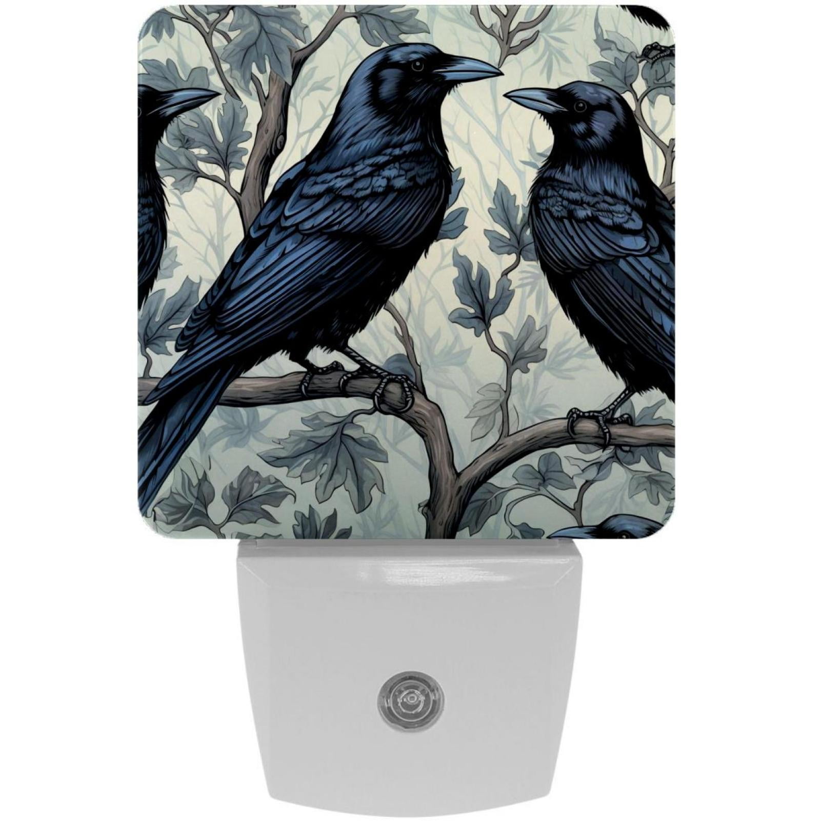 Crow Square LED Night Lights - Small, Portable, and Energy-Efficient ...