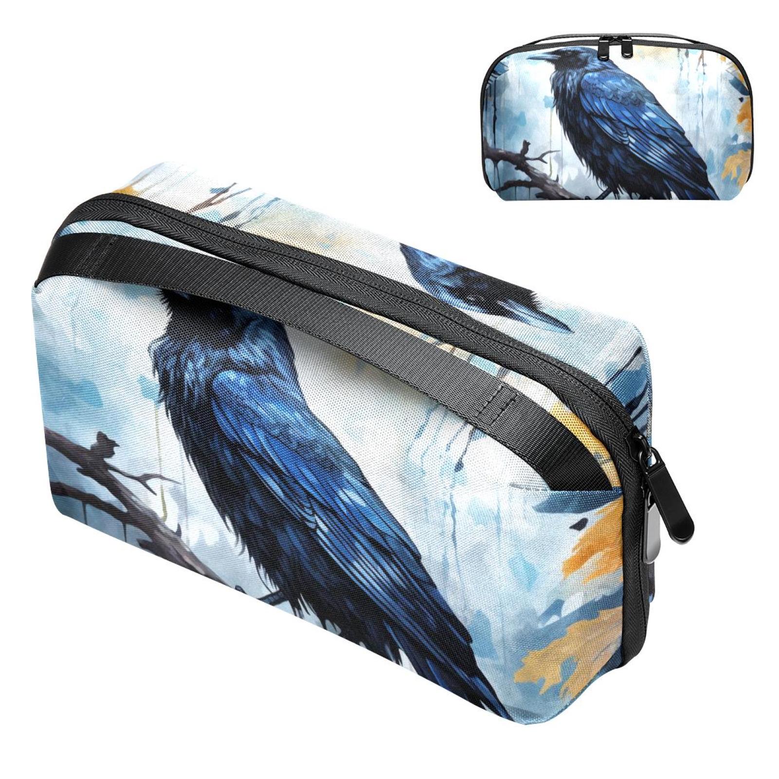 Crow Travel Organizer Cable Wire Cord and Cable Charger Bag Waterproof ...