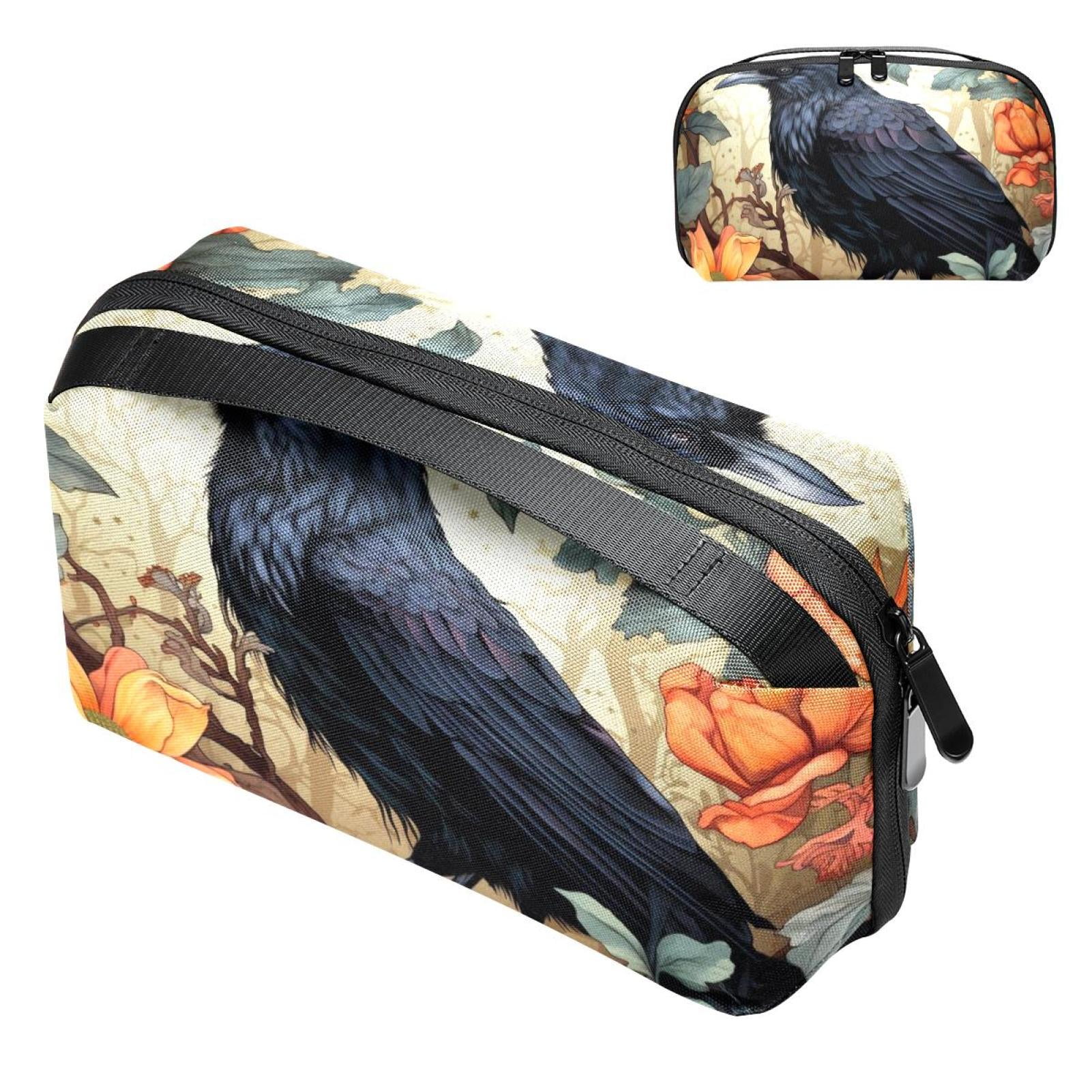 Crow Travel Organizer Cable Wire Cord and Cable Charger Bag Waterproof ...