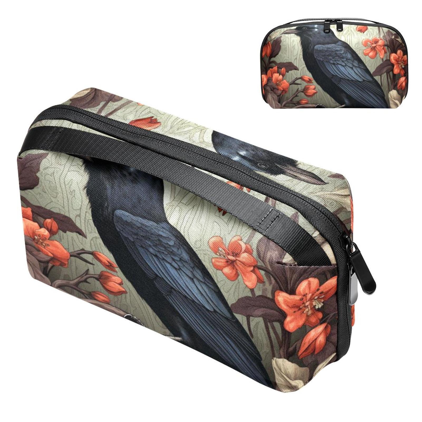 Crow Travel Organizer Digital Pouch Charger Case Organizer Charge Cord ...