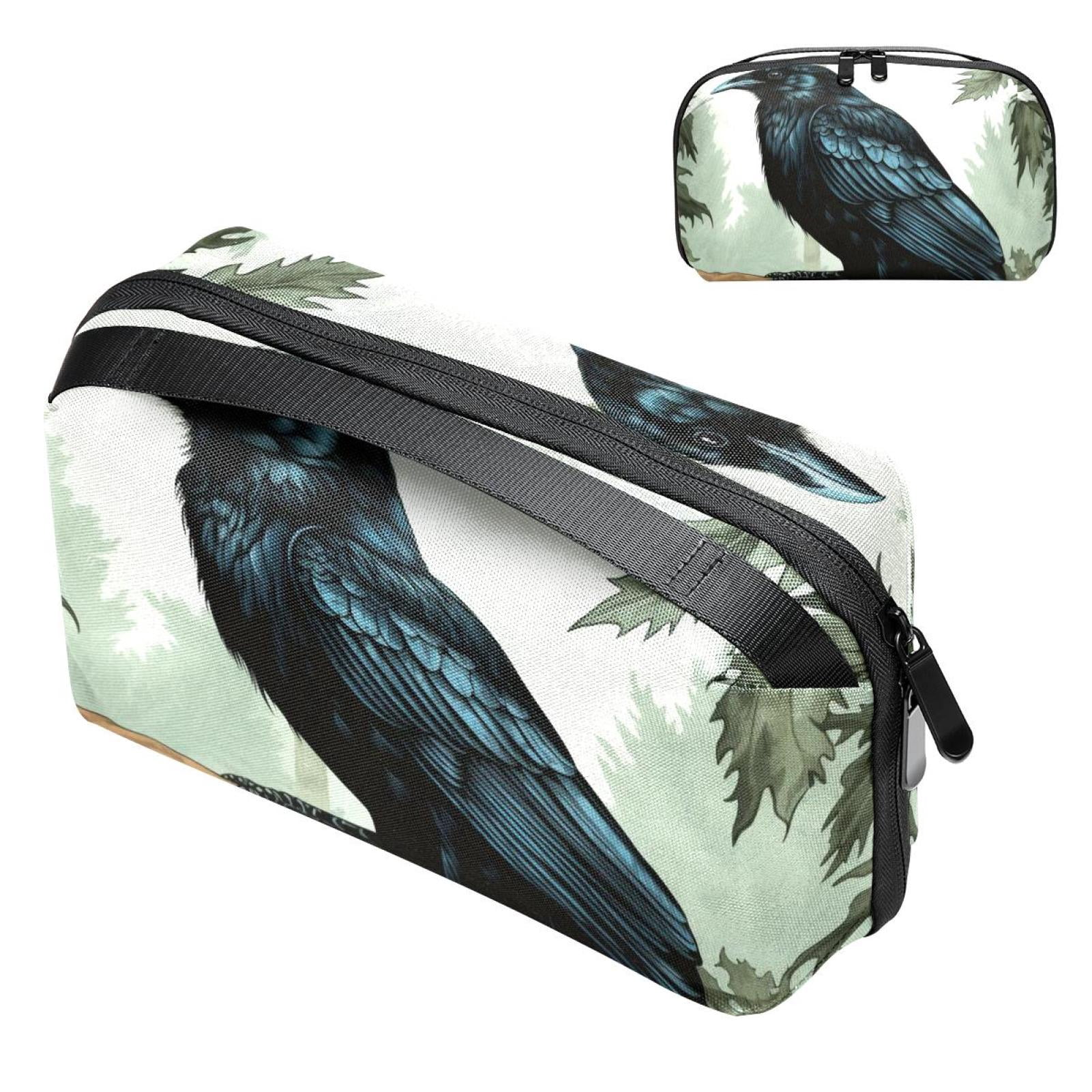 Crow Travel Organizer Waterproof Oxford Cloth Storage Pouch for Small ...