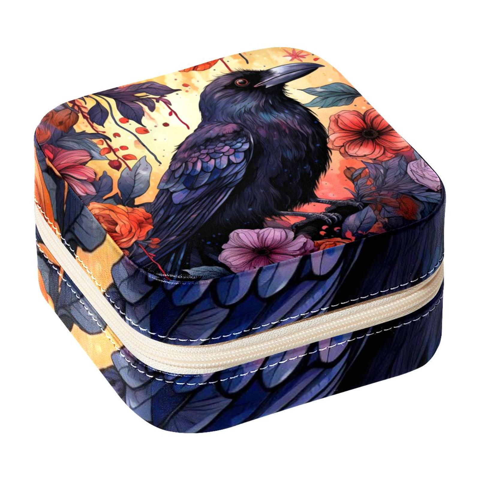 Crow Travel Portable Jewelry Organizer: Square Bracelet Holder, Jewelry ...