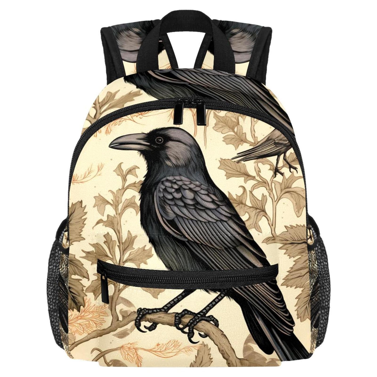 Crow Traveling Backpack with Adjustable Shoulder Strap, Large Capacity ...