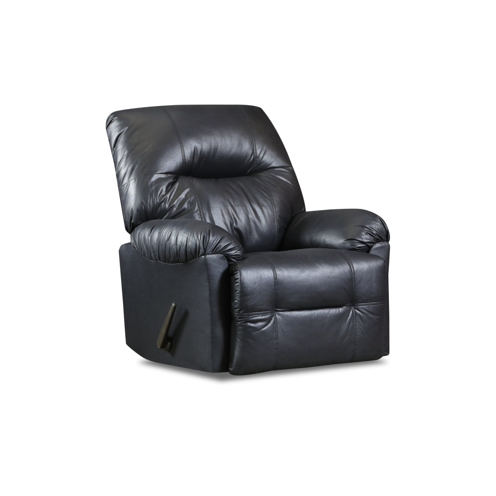 Crow Twilight Recliner with Luxurious Leather-like Fabric, CertiPur ...