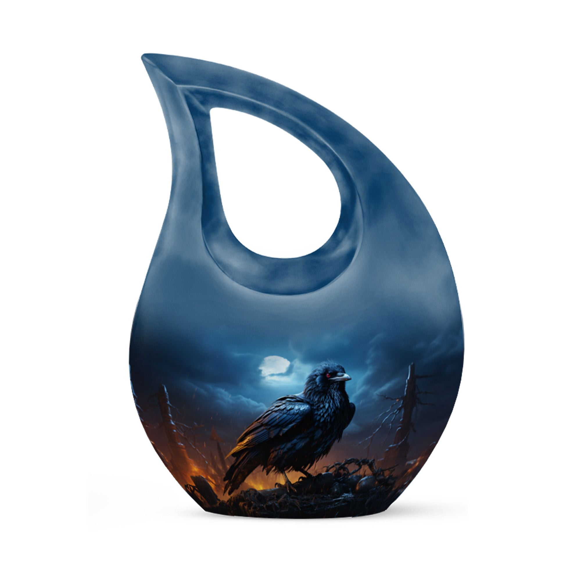 Crow Urn - Urns For Ashes For Adults - Urns For Human Ashes Adult Man ...