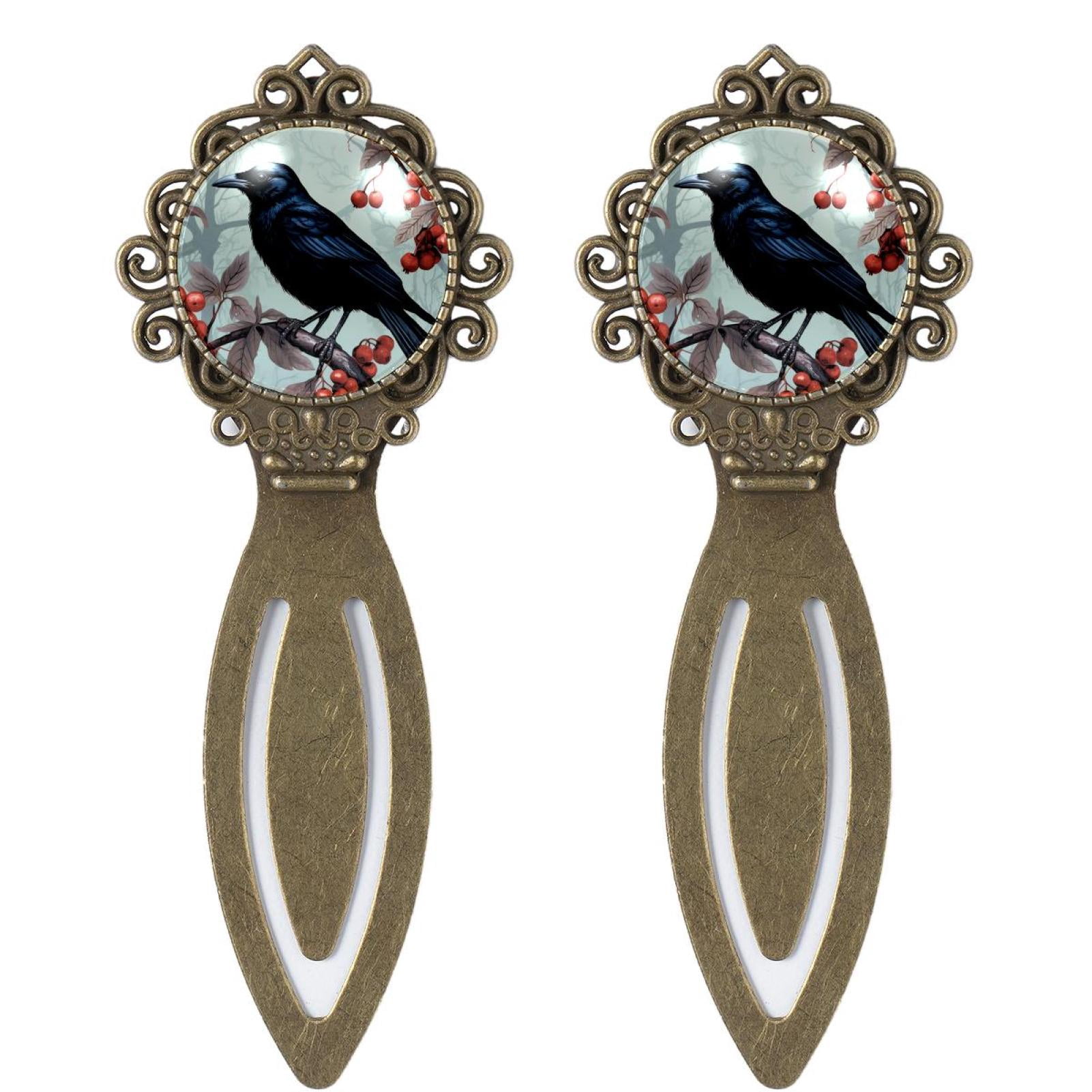 Crow Vintage Copper-Colored Lace Bookmarks: Stainless Steel Reading ...
