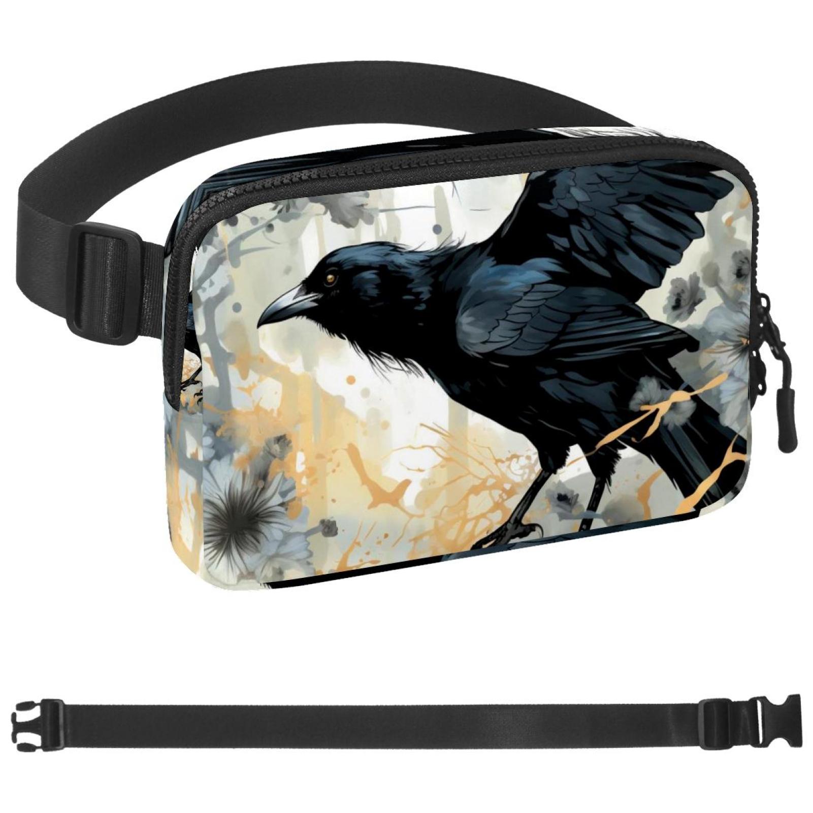 Crow Waist Pack for Running Fanny Pack for Women and Men Crossbody Belt ...