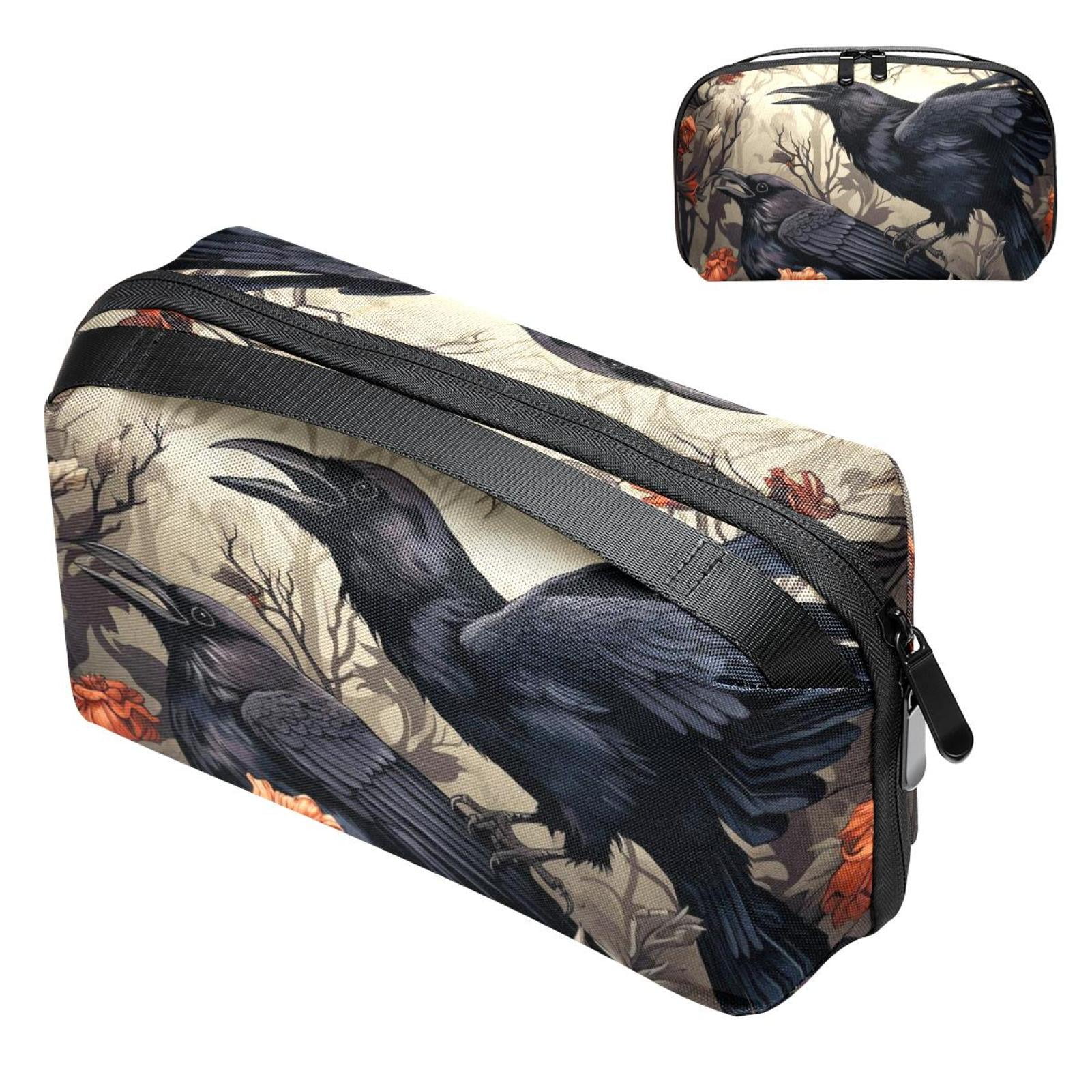 Crow Waterproof Oxford Cloth Travel Case for Electronic Devices, USB ...