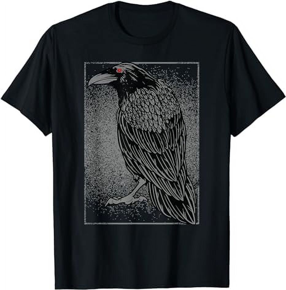 Crow bird black raven for lovers Birds Watching Birding T-Shirt ...