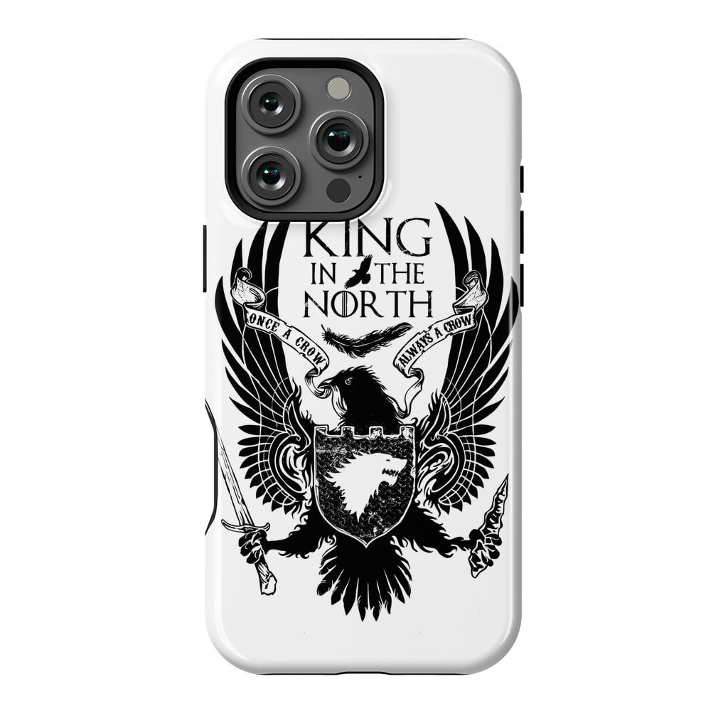 Crow in the North Stylish Phone Case Compatible with iPhone 11 12 13 14 15 16 17 Pro Max ...