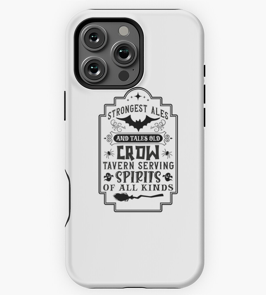 Crow taverm vintage sign GA12700 Phone Case for iPhone 11 to 17 Pro Max ...