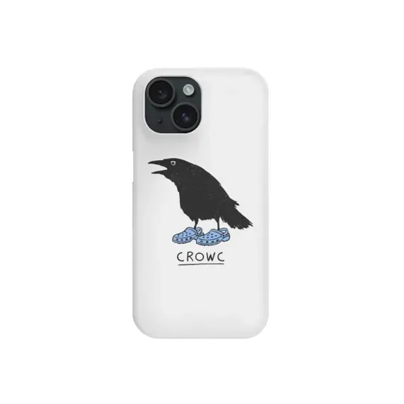 Crowc Funny Crow Croc Pun Bird Art Phone Case for iPhone 16 15 14 13 12 11 Pro Max - Walmart.com