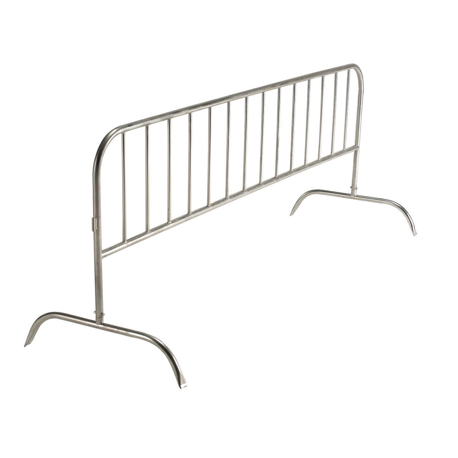 Crowd Control Barrier, Gray Powder Coated Steel, 102"L x 40"H - Walmart.com