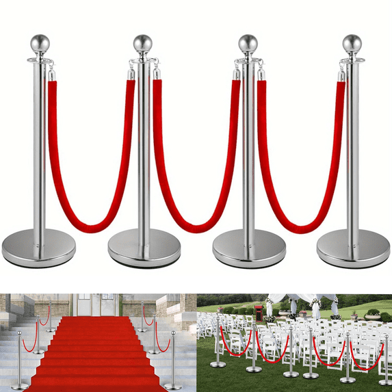 Crowd Control Barriers and Red Carpet Poles for Event & Party Supplies ...