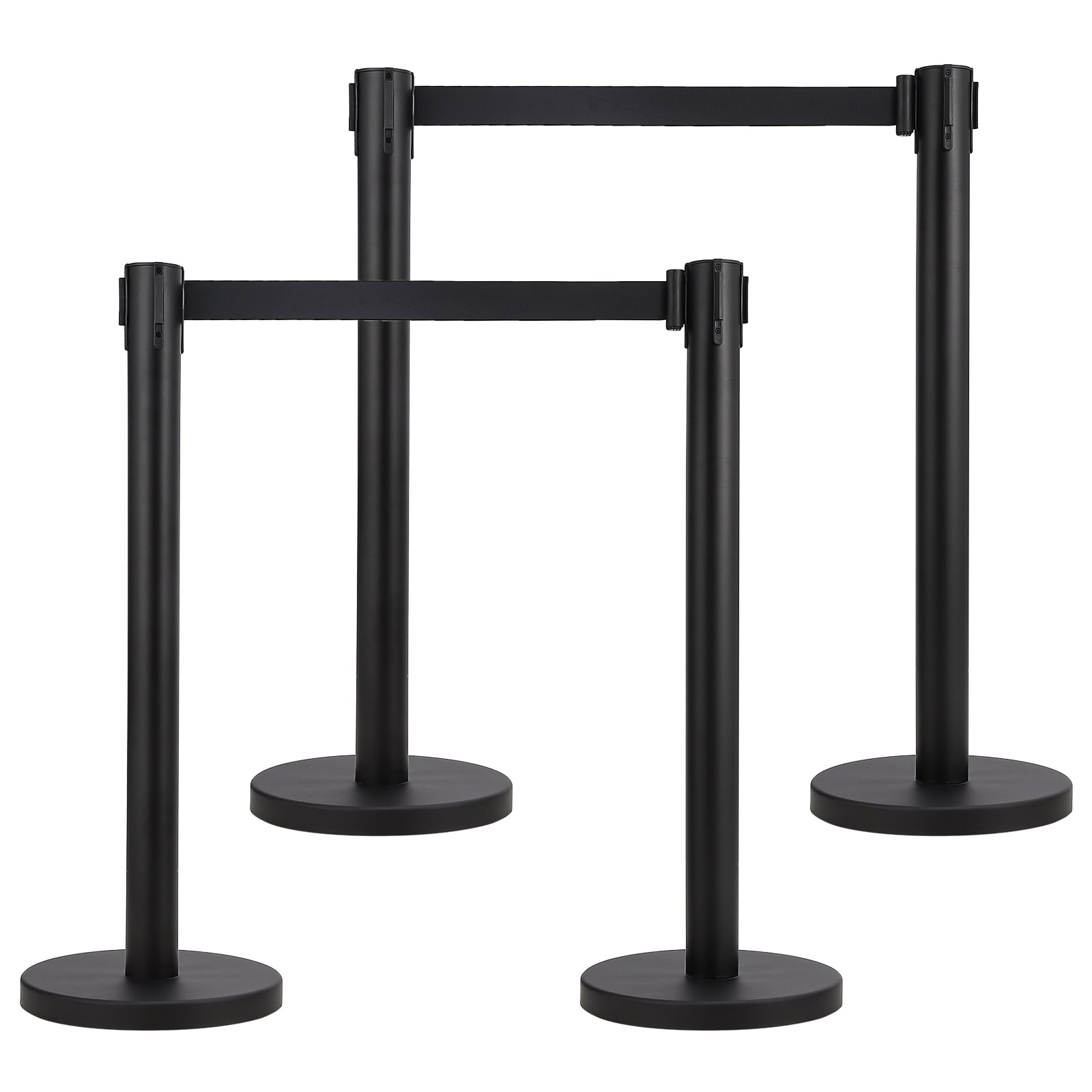 Crowd Control Stanchion with 6.5FT Retractable Belt Stanchion Set ...