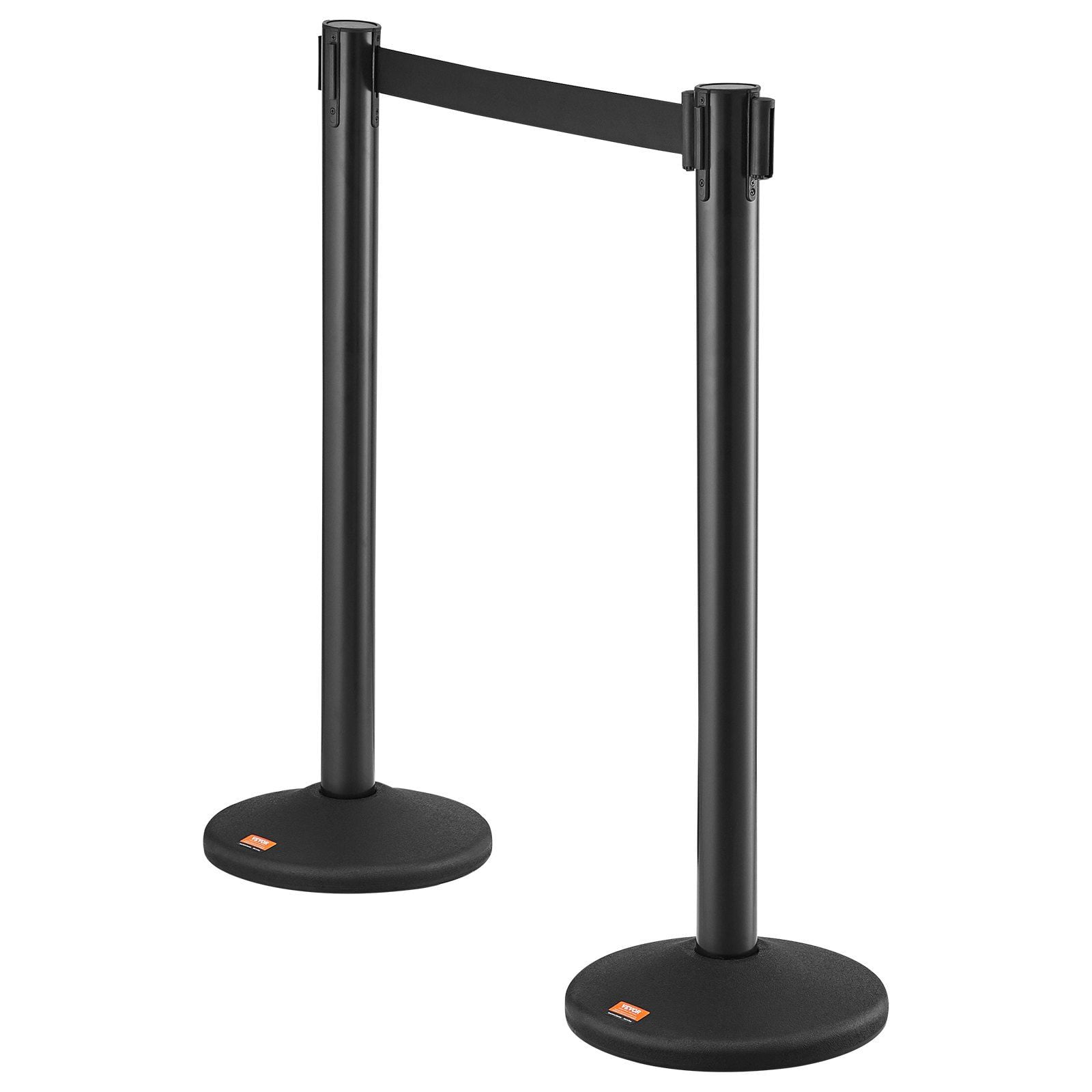 Crowd Control Stanchions, 2-Pack Crowd Control Barriers with 6.5FT ...