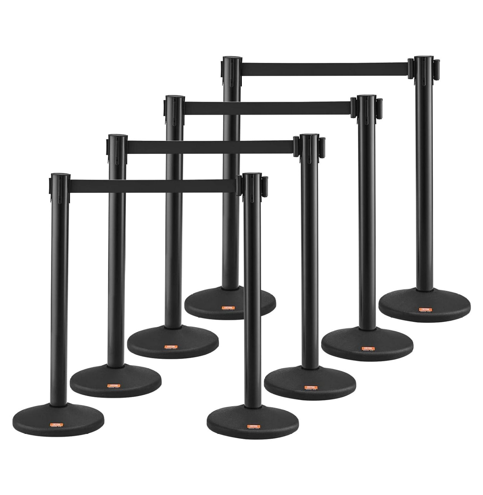 Crowd Control Stanchions 8-Pack Crowd Control Barrier, Water & Sand ...