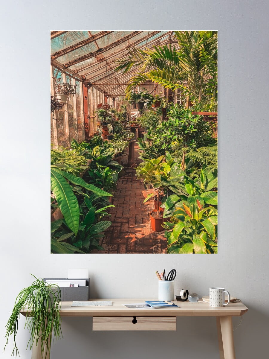 Crowded Greenhouse Poster Wall Art, Modern Wall Decor For Living Room ...