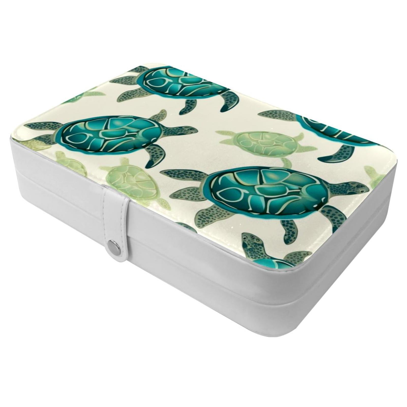 Crowds of Sea Turtles Travel Jewelry Box - Compact and Portable - Ideal ...