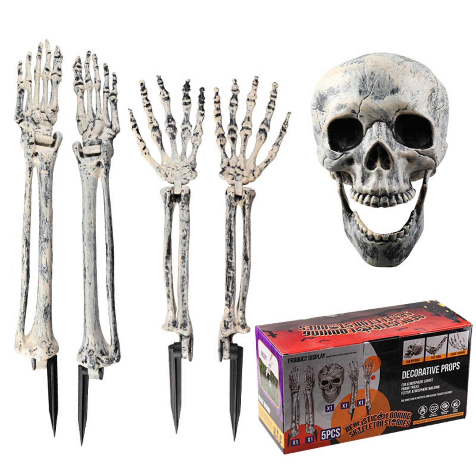 Crowdstage Halloween Decoration Props Simulation Skeleton Hand Bone ...