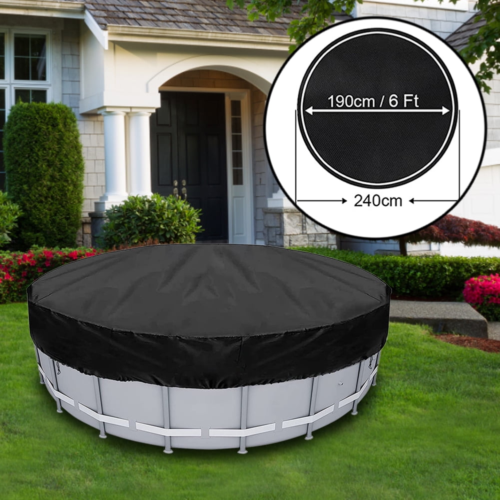 Crowdstage Round Pool Cover Inground Pool Cover Protector Drawstring ...