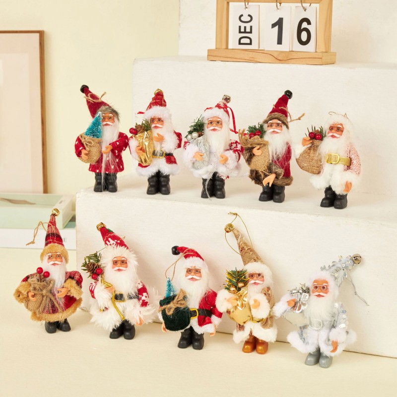 Crowdstage Standing Woodland Birdhouse Home Desktop Decoration Santa ...